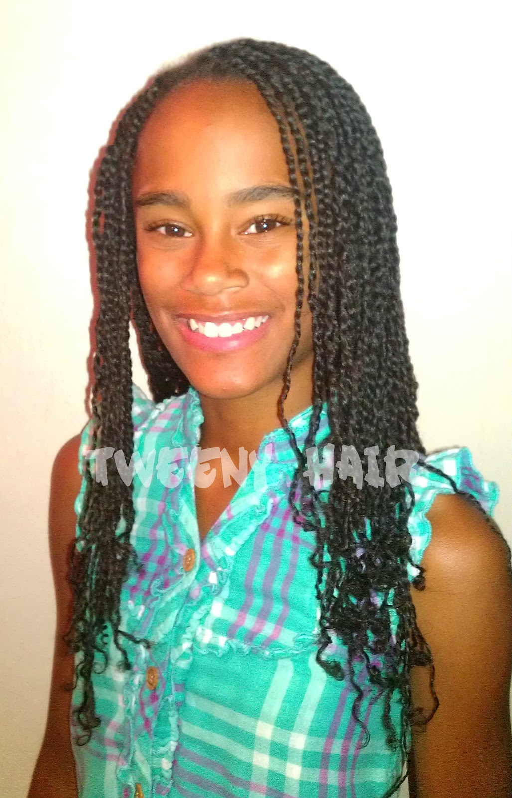 Tweeny Hair: Turning Small Box Braids into Even Smaller Mini Twists