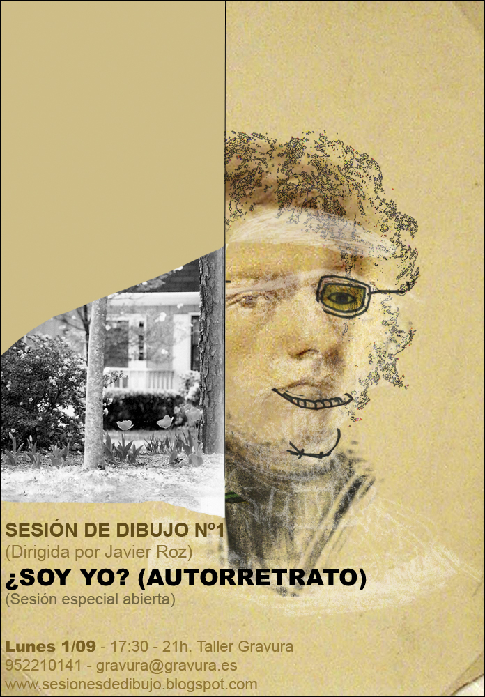 sesiones de dibujo: Sesión Nº1 - ¿Soy yo? Autorretrato