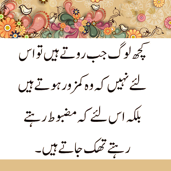 Urdu Quotes/Achi Batain ~ POETRY