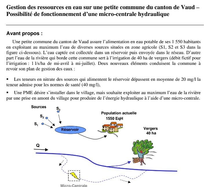 Exercice corrigé en Hydrologie - Gestion des Eaux - Bilan de l’Offre et ...