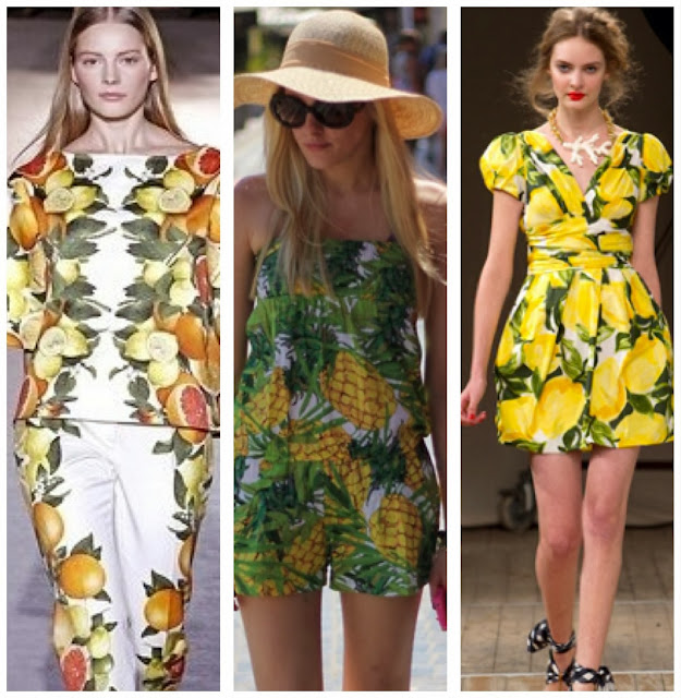 Tendência: Estampa de frutas!!