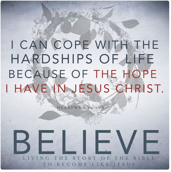 Timothy McKeown: Week 25 Hope -- You Can Cope Because of the Hope