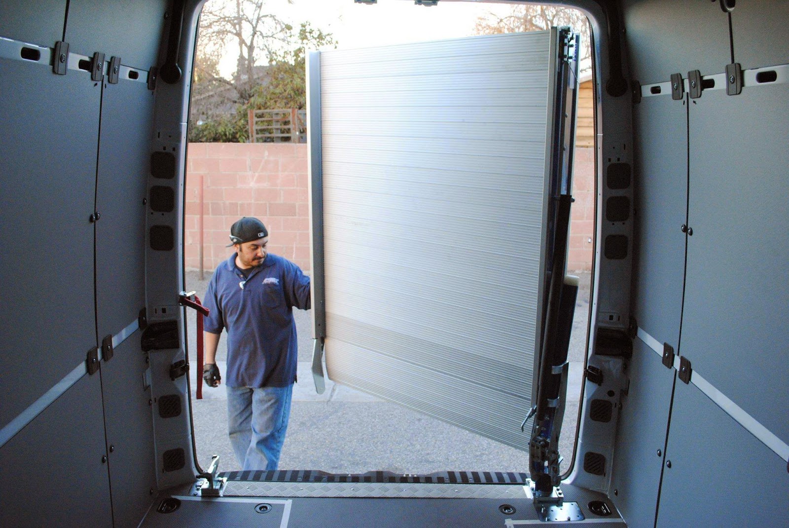 Cinemills: New Bi-fold Ramp Added in CINEMILLS SPRINTER VAN