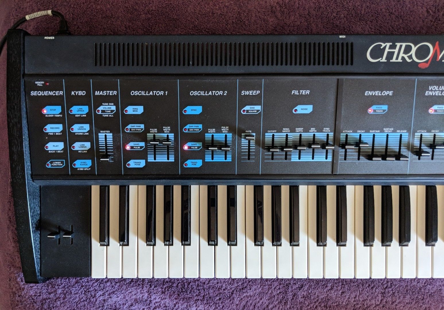 MATRIXSYNTH: Fender Chroma Polaris Analog Polyphonic Synthesizer SN 302665