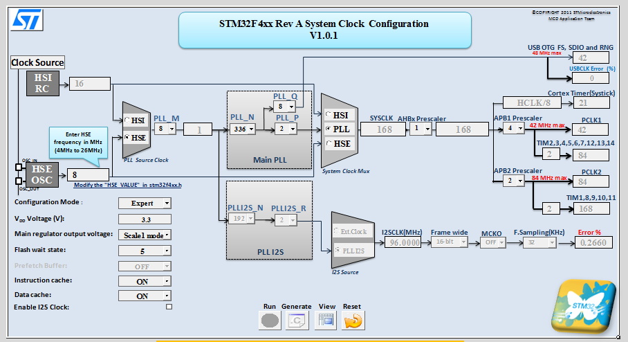 Elektronika i Programowanie: [0] STM32F4 - Discovery - Taktowanie
