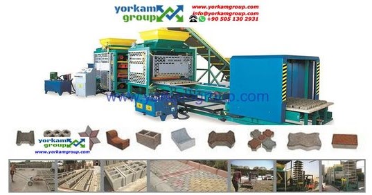 Machine de fabrication de pave autobloquant