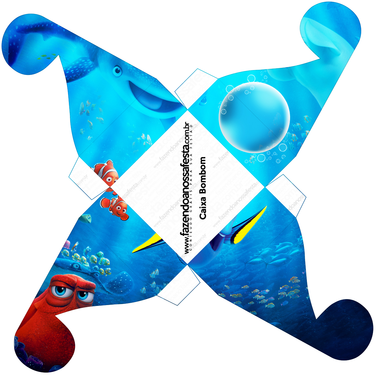 Finding Dory: Free Printable Boxes. - Oh My Fiesta! in english