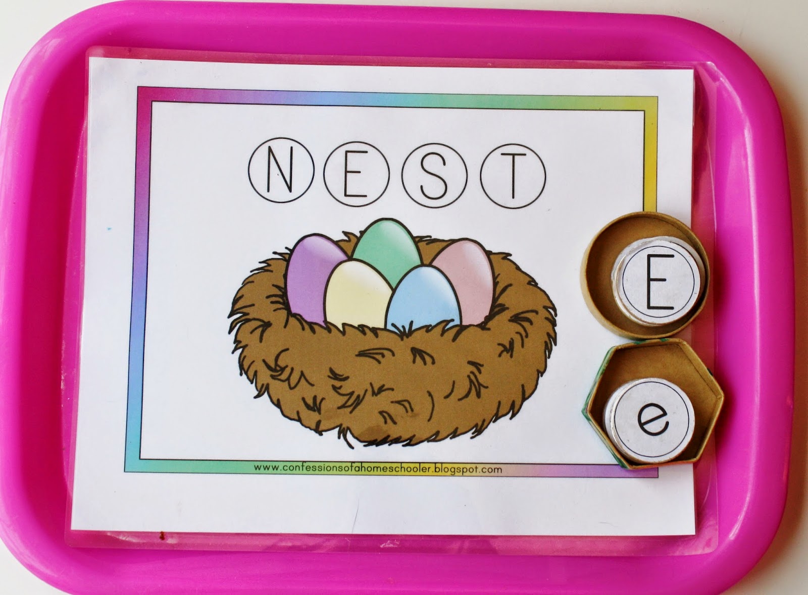 www.confessionsofahomeschooler.com has a great N for Nest week. We used ...