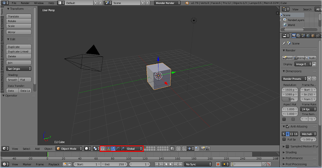 Blender Sinhala Tutorial-Object transformation ~ IT Sinhala Tutorials
