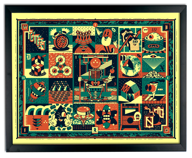 INSIDE THE ROCK POSTER FRAME BLOG: Dxtr The Future Is Now Print Release ...