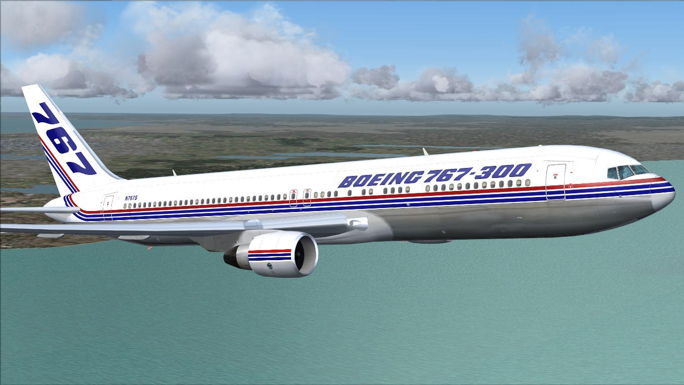 Texturas Brasileiras: Boeing House Colors N767S Boeing 767-300ER