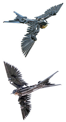 Black and White: Here's Something Cool: Mechanical Birds