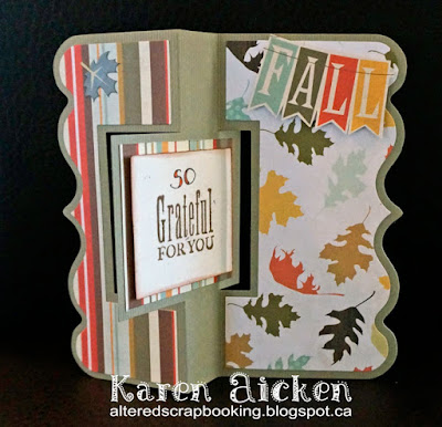 Altered Scrapbooking: Fall Flip-Its Card