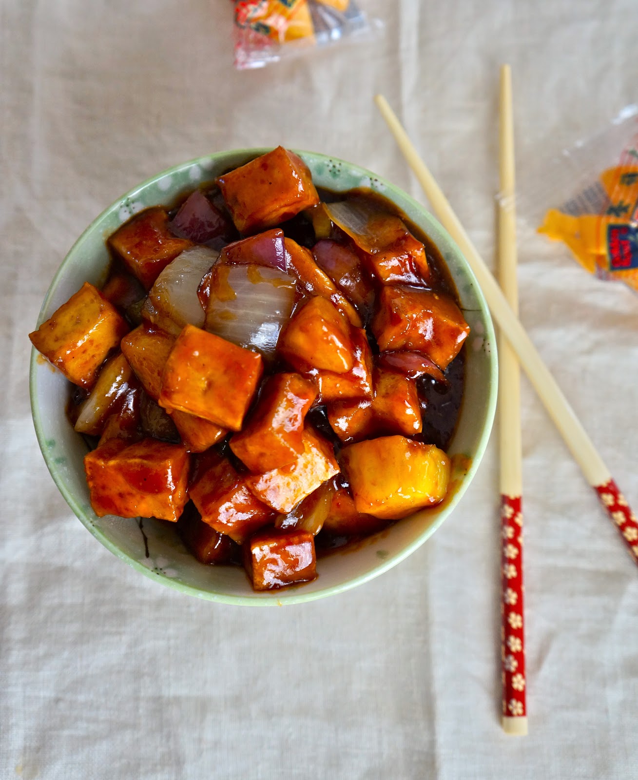 Sweet and sour Tofu