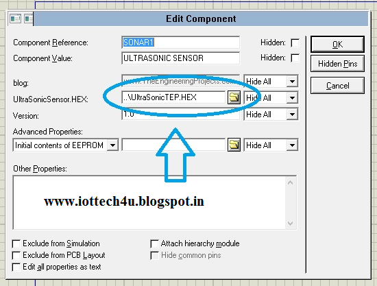 HOW TO USE USE ULTRASONIC SENSORS IN PROTEUS