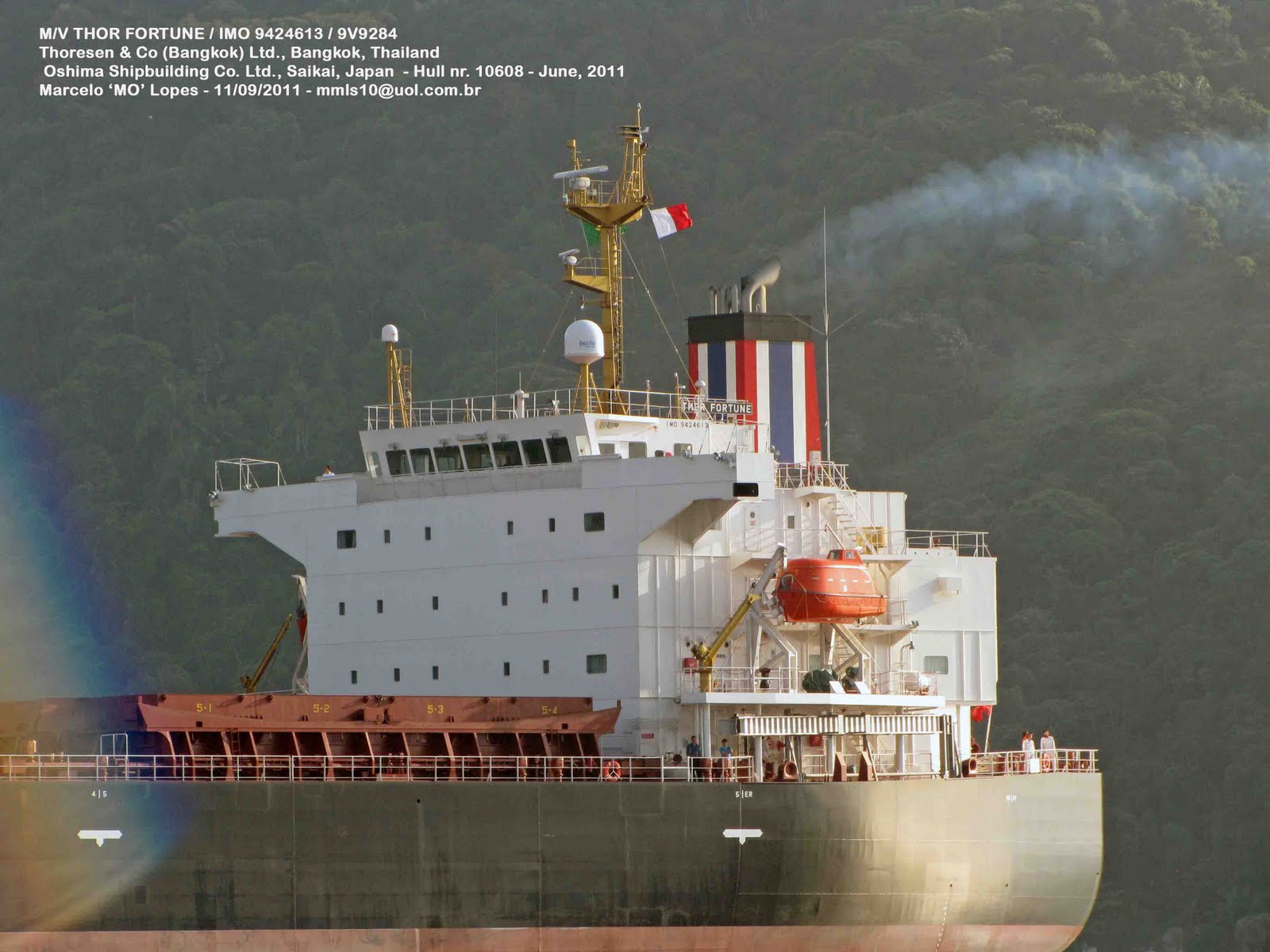 Santos Shiplovers: M/V Thor Fortune / 9V9284 - Supramax novissimo em ...