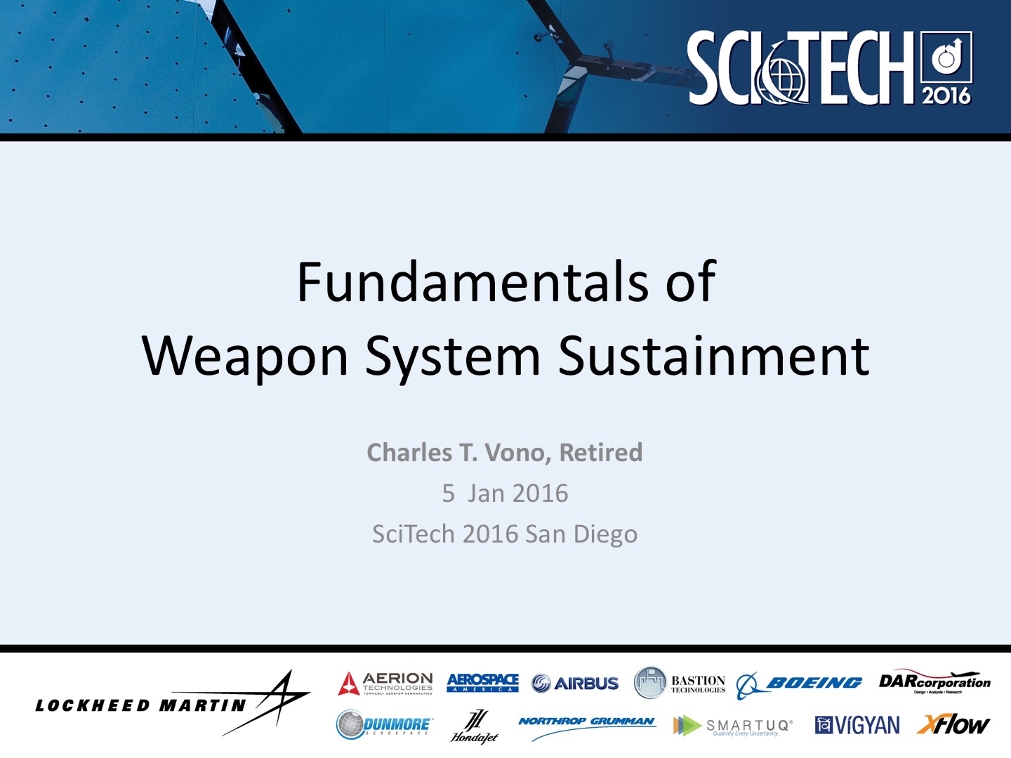 Weapon System Sustainment: Fundamentals of Weapon System Sustainment