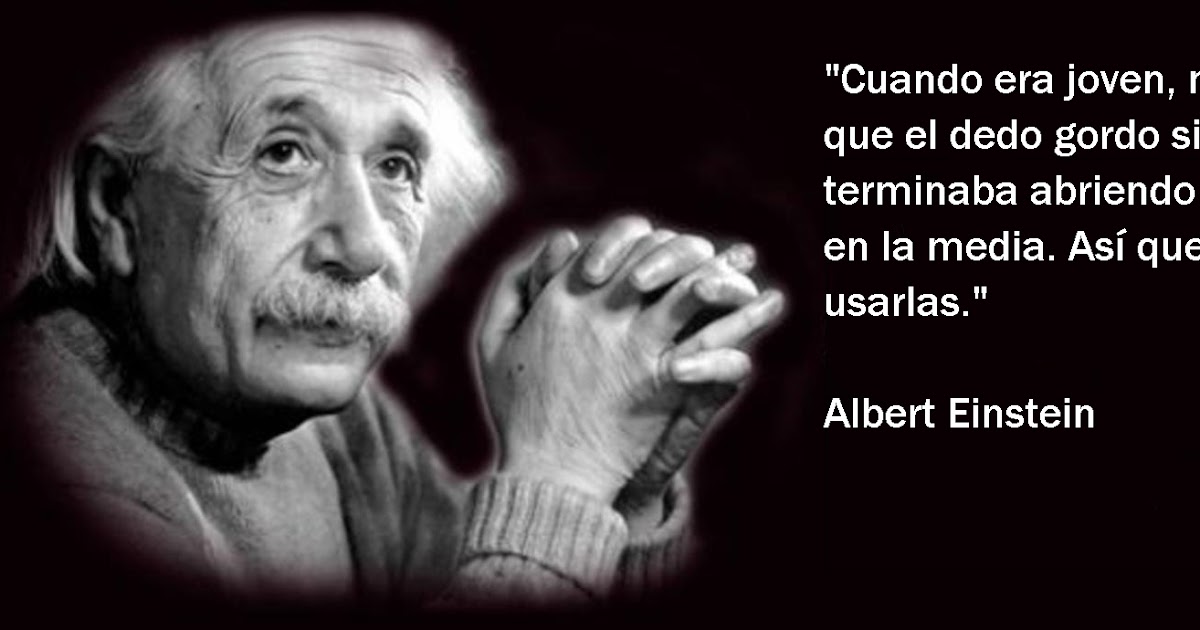 Frase célebre de Albert Einstein