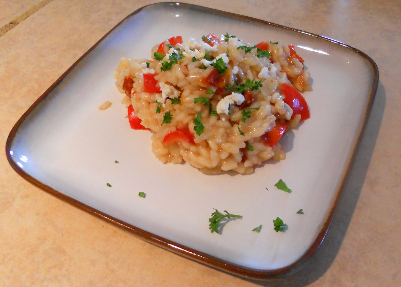 Sassy Kitchen: Mediterranean Risotto with Sun-dried Tomatoes and Feta