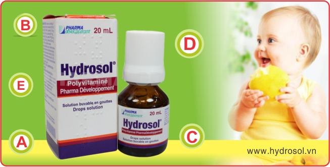 HYDROSOL POLYVITAMINE - BỔ SUNG VI CHẤT - BÉ HẾT BIẾNG ĂN