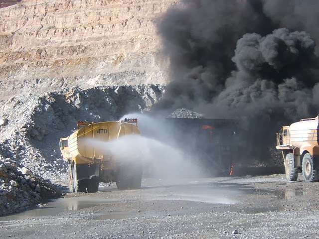 Mining Mayhem: Haul Truck Fire