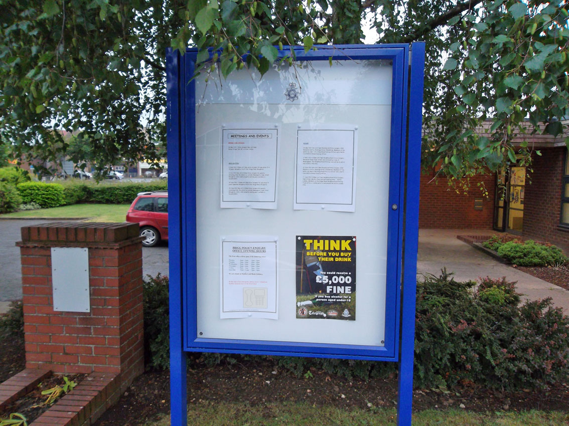 Nigel Fisher's Brigg Blog: SIGN OF THE TIMES AT BRIGG POLICE STATION