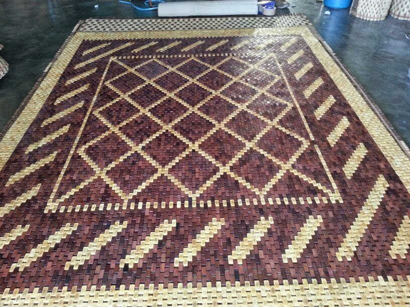 Koleksi Barangan Sarawak: Tikar Kayu Palembang & Tikar Rotan Anyaman ...