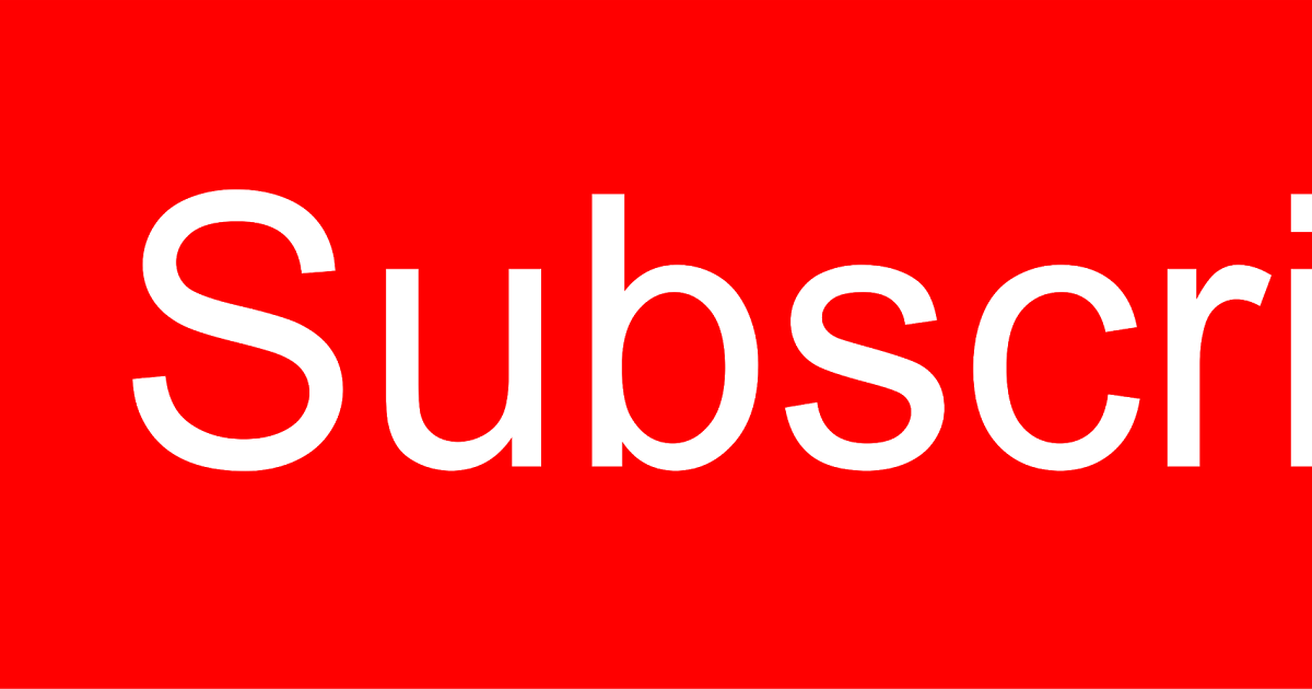 Subscibe Logo PNG Download - Channel Youtube