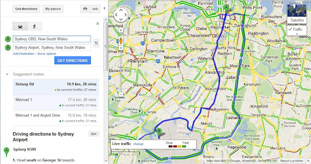 #All-things-spatial: Driving directions with real-time traffic