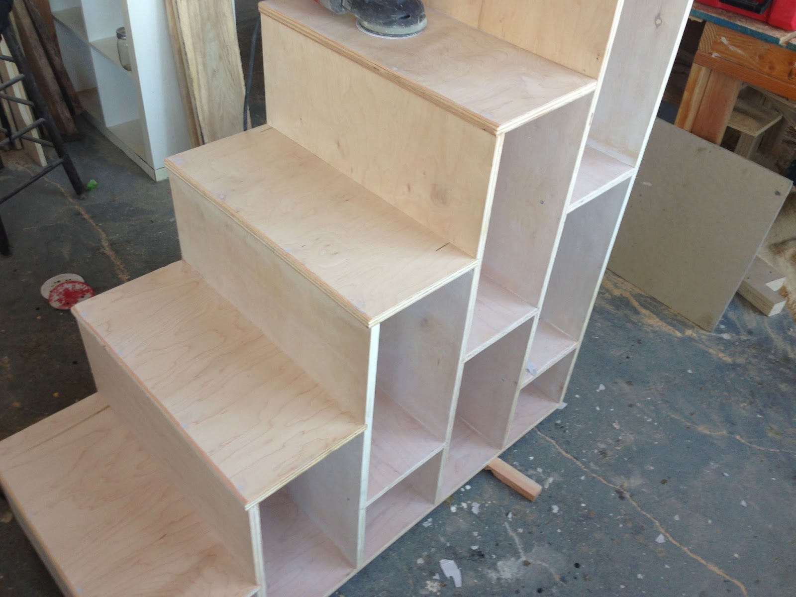 Zen Carpentry/Capital Cooperative: New Double Loft with Cubby Stairs ...