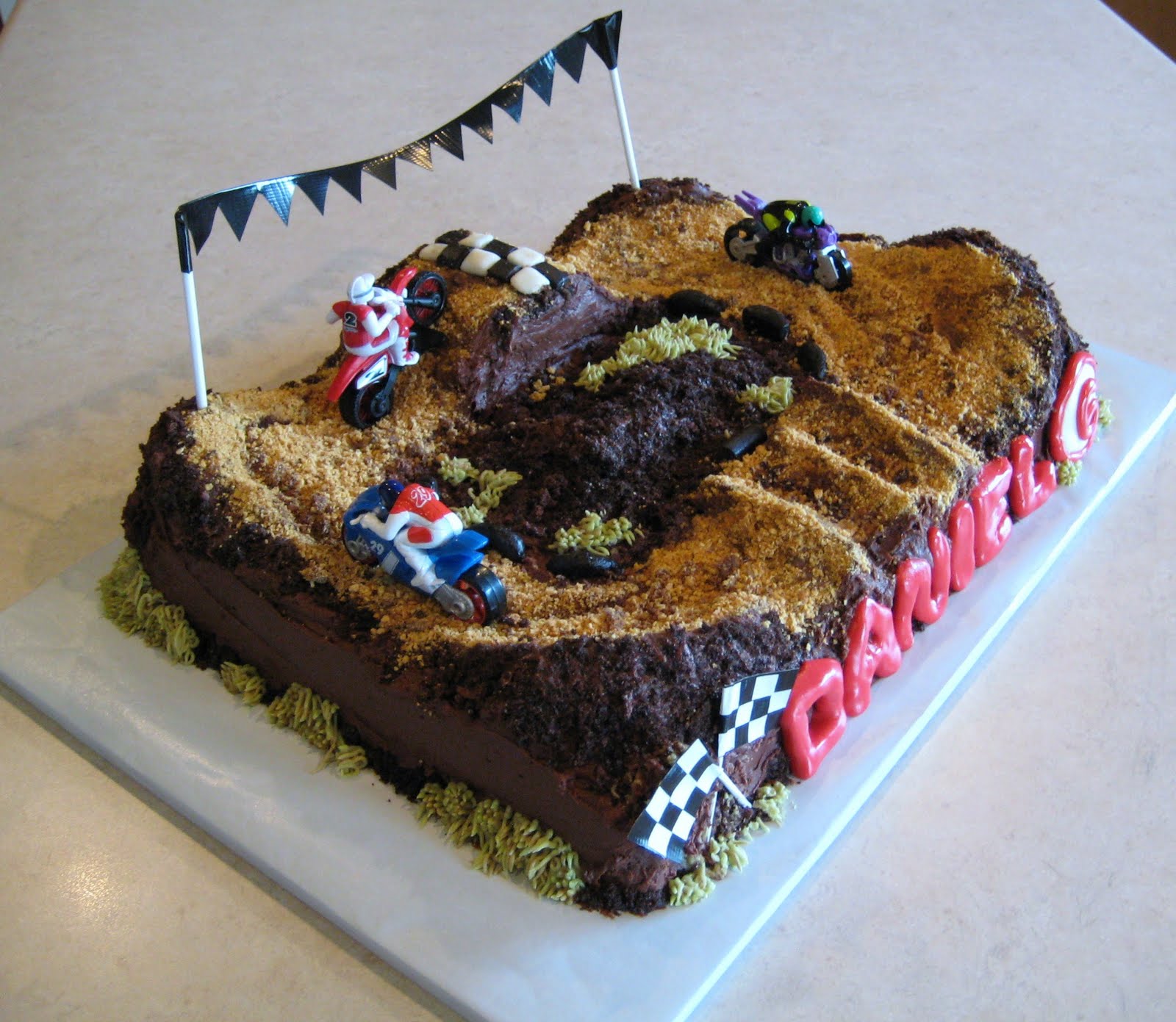 Custom Cakes by Julie: Motocross Cake