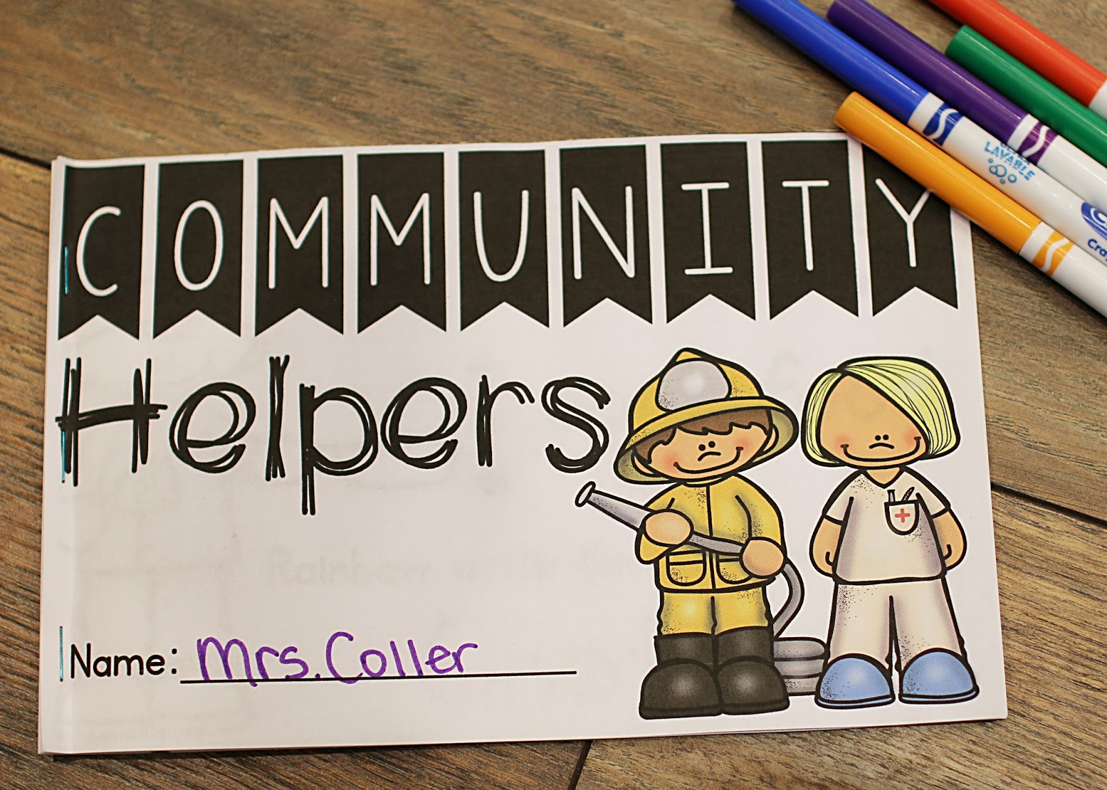Community Helper Unit for Kindergarten: Math, ELA, & MORE! • The ...