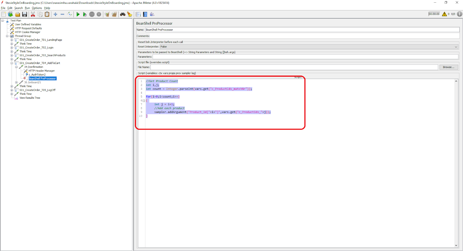 How to add arguments to HTTP Sampler in dynamically in JMeter