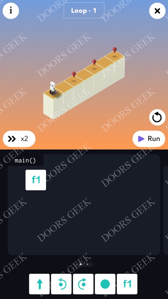 Coding Planets Loop 1 Solution ~ Doors Geek