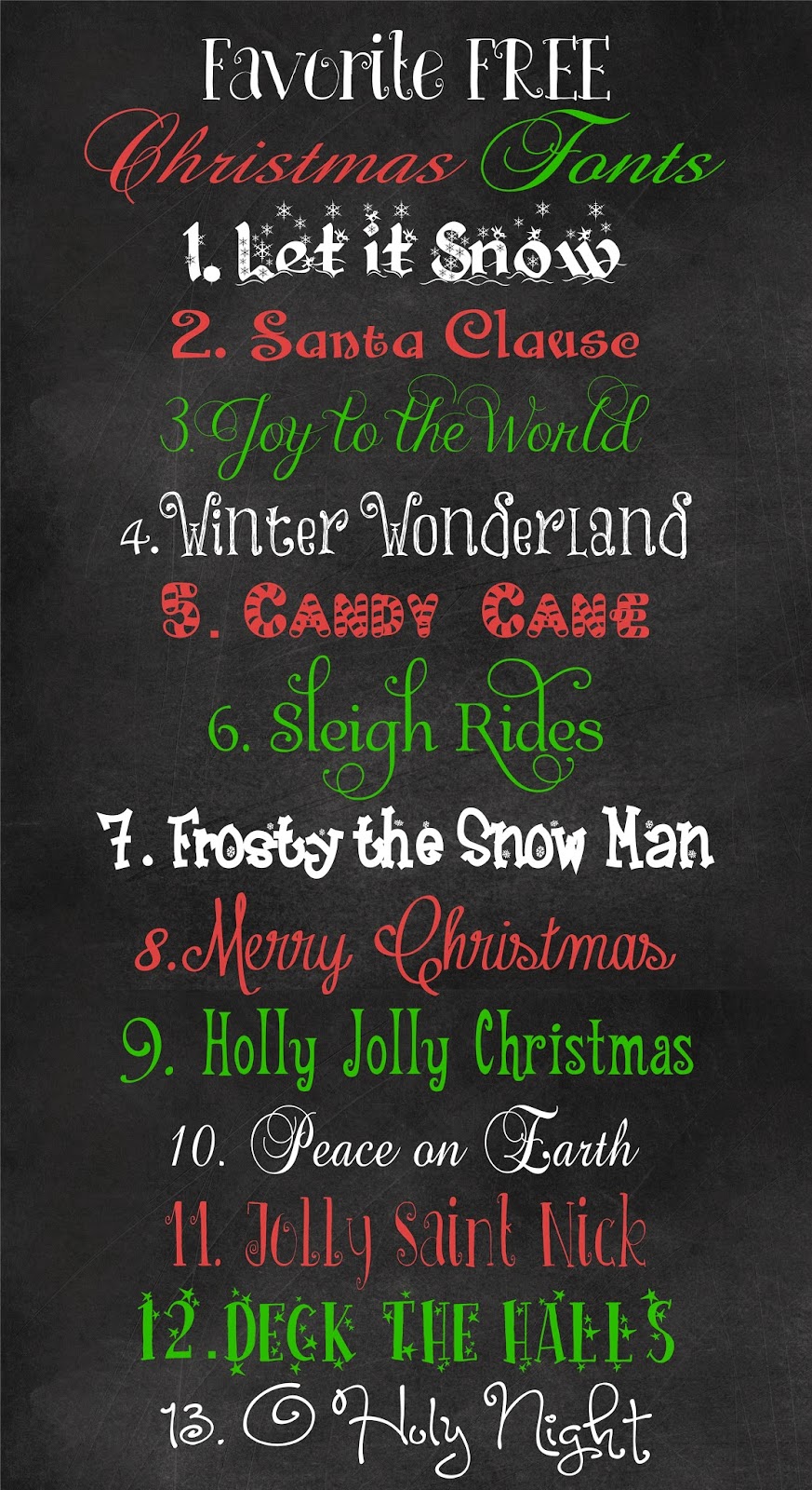 So Cute Parties: My Favorite Free Christmas Fonts