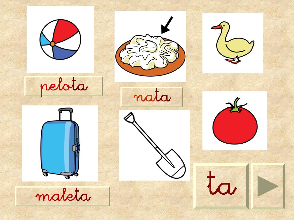 Palabras con letra t - Imagui