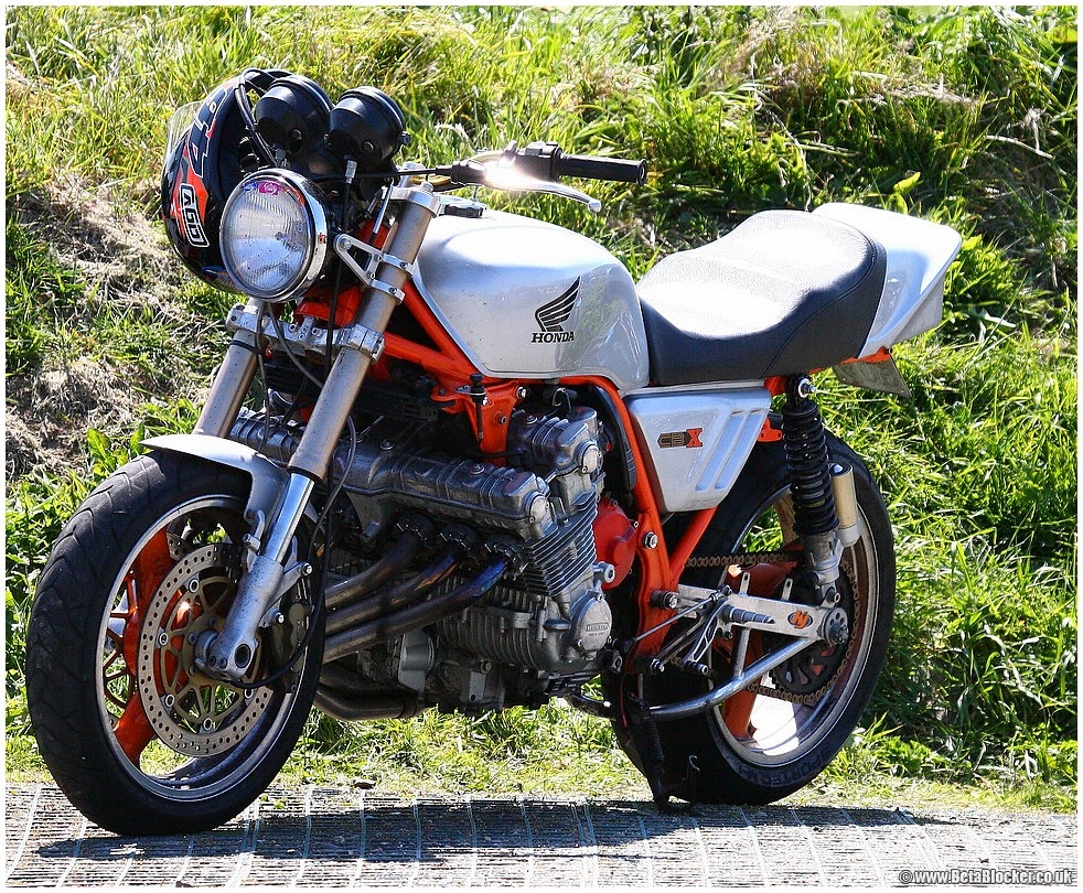 Fast is fast...: Honda CBX custom.