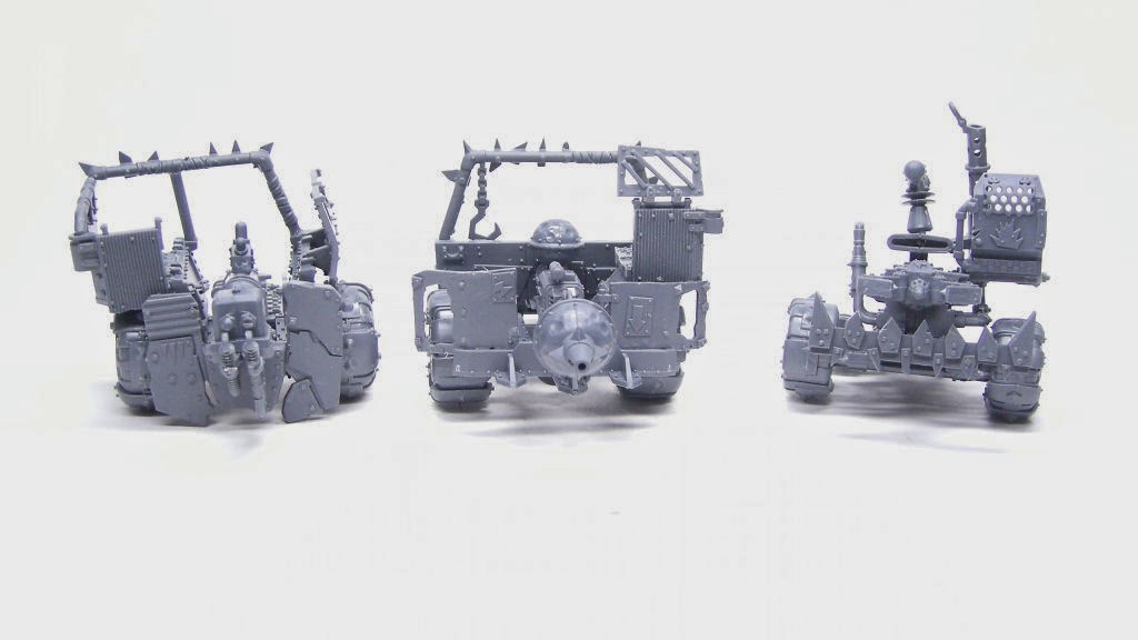 Watching Paint Dry: Mek Gun and Trukk Kitbash (1+1=4)