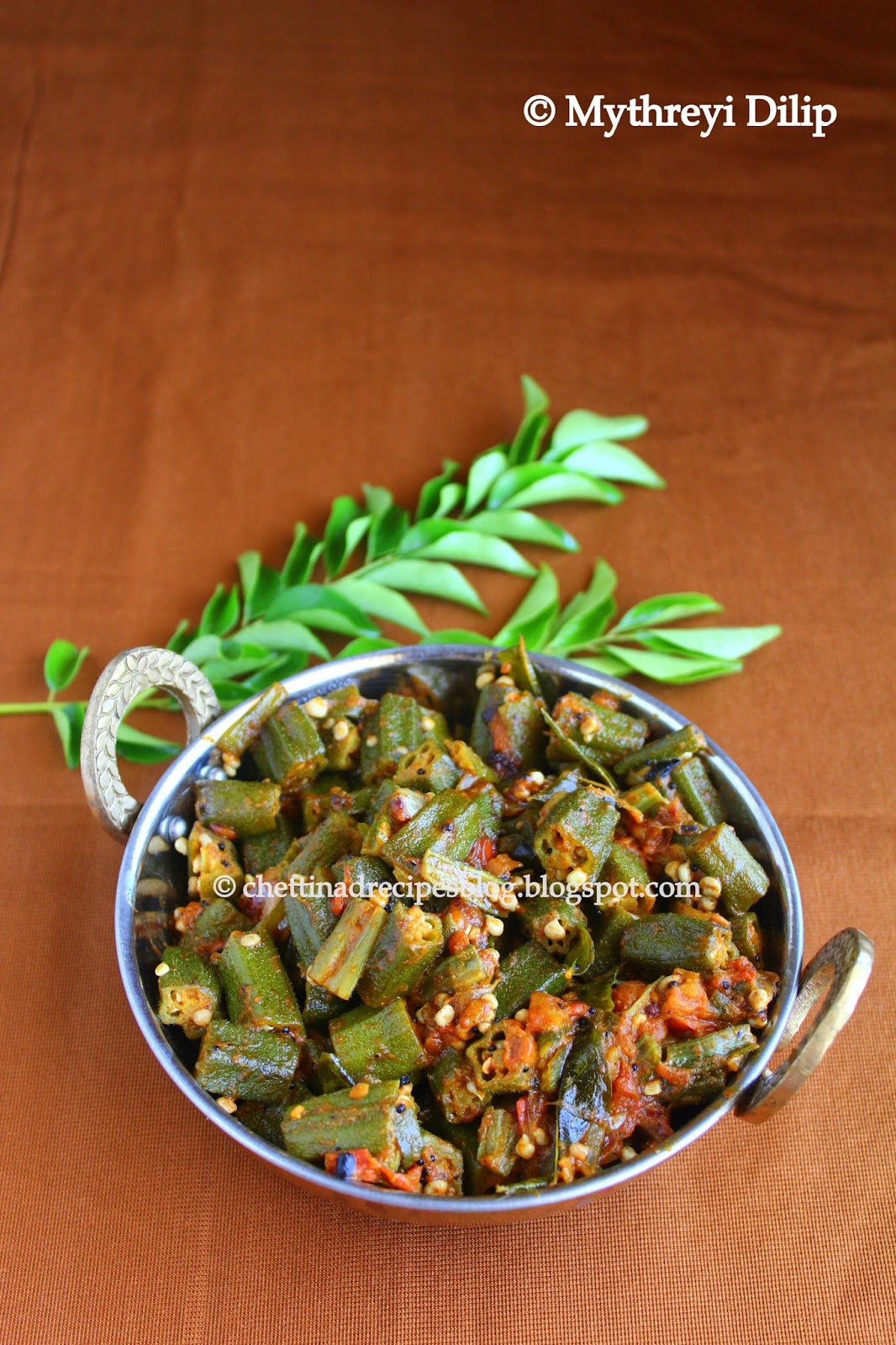 Vendakkai masala / Ladies Finger Fry Chettinad Style - Chettinad Recipes