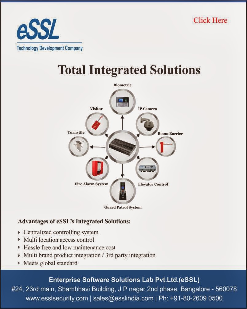 Total Integrated Solution | eSSL | Security At Fingertips