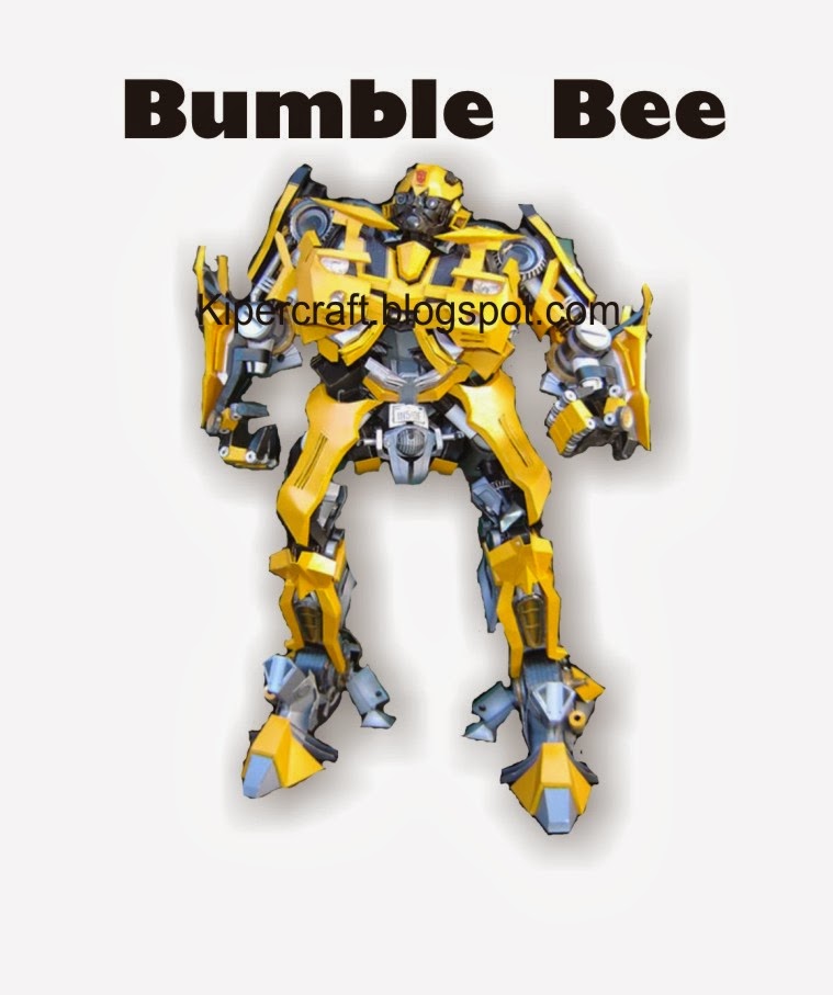 Like Papercraft.id: Papercraft Bumble Bee "Transformers"