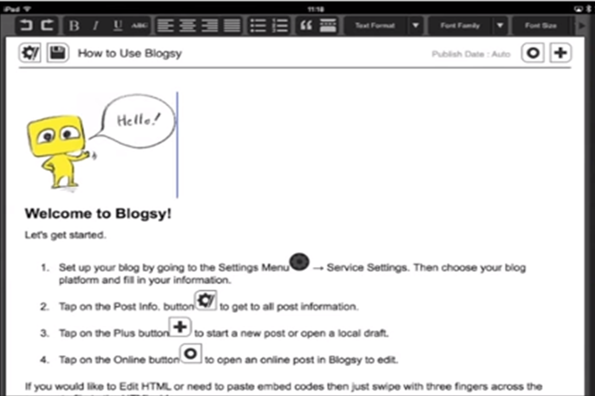 Blogsy ,, The Best Blogging App For iOS