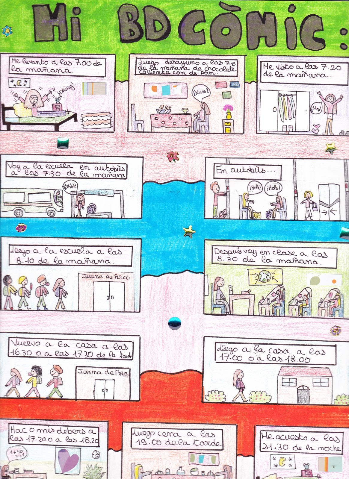 Trabandolenguas: Mi rutina diaria