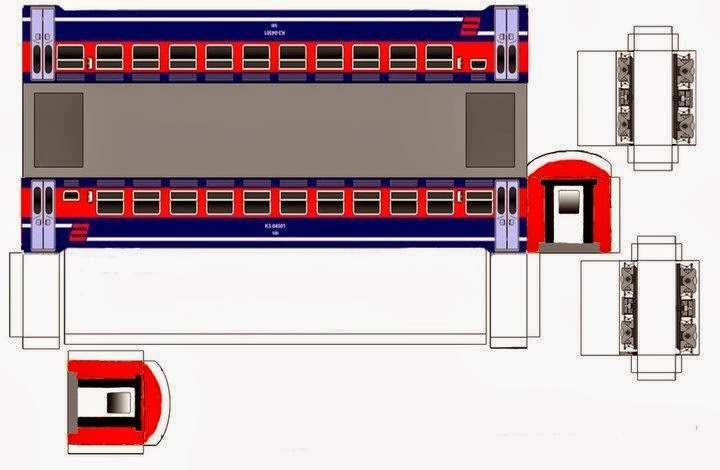 paper craft kereta api indonesia: Paper Craft kereta api indonesia