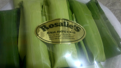 Pinay Foodie : Rosalie's suman and other sweet treats