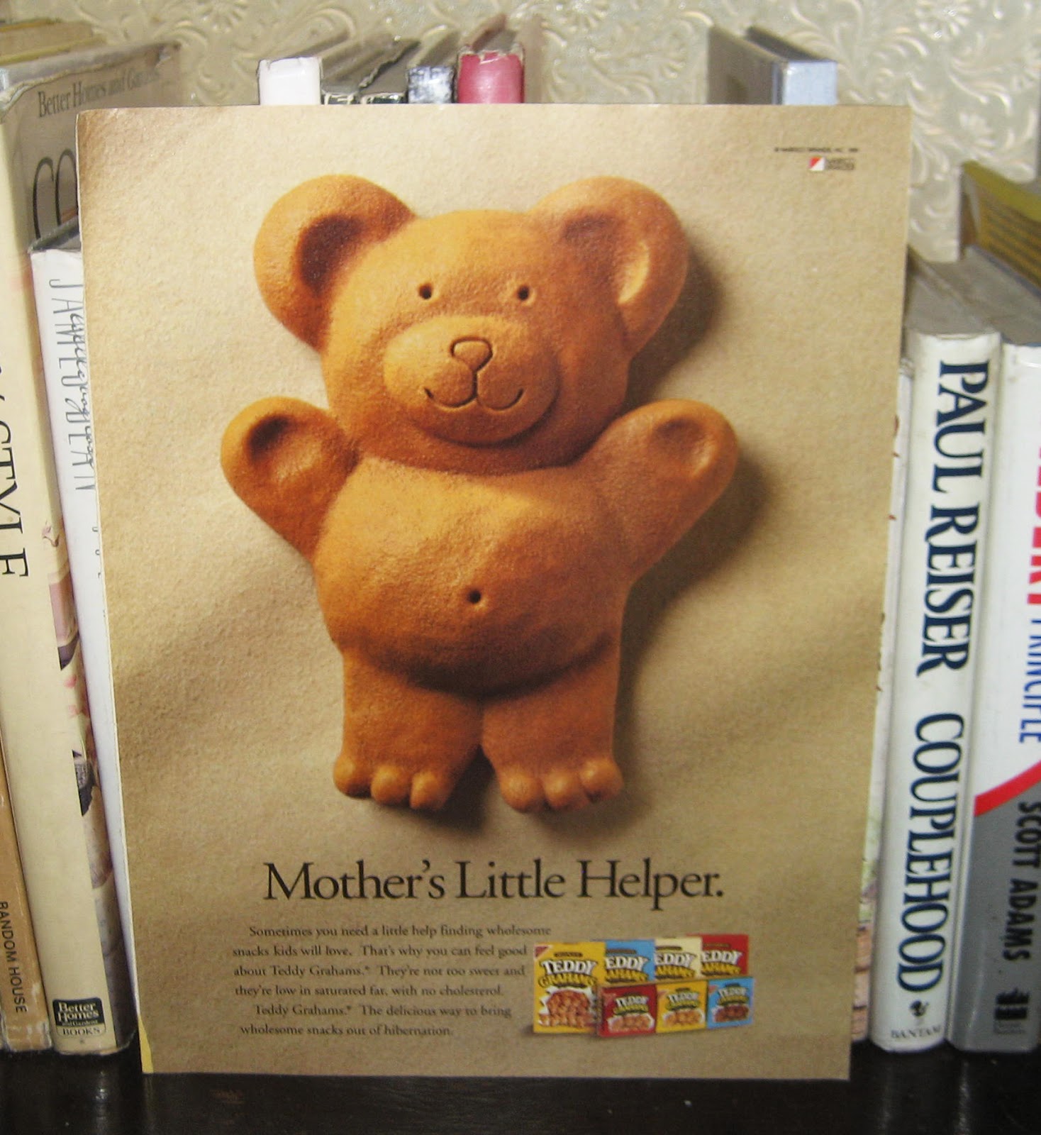 Percy's Memorabilias: Teddy Grahams Advertising Poster