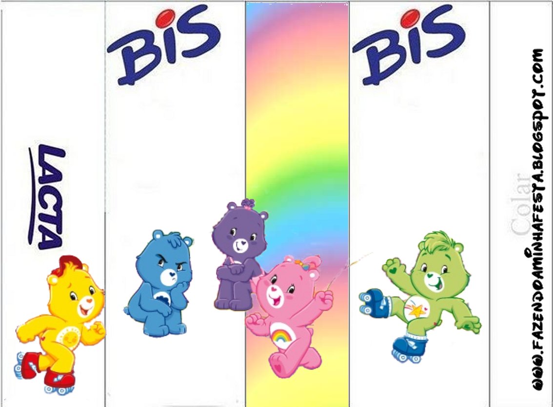 Care Bears Party: Free Printable Candy Bar Labels. - Oh My Fiesta! in ...