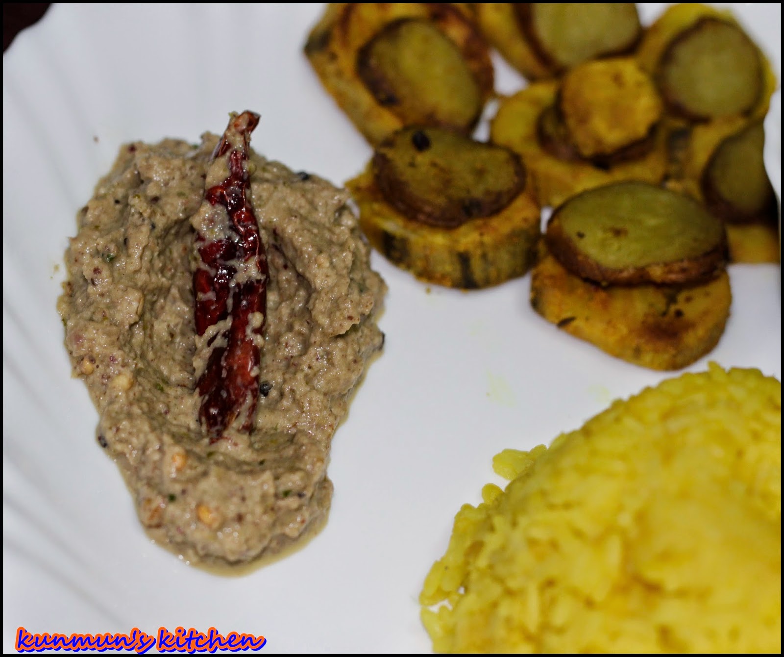 Kunmun's Delicious Kitchen: Ganth Gobi / Kohlrabi / Olloo Kobi Chutney