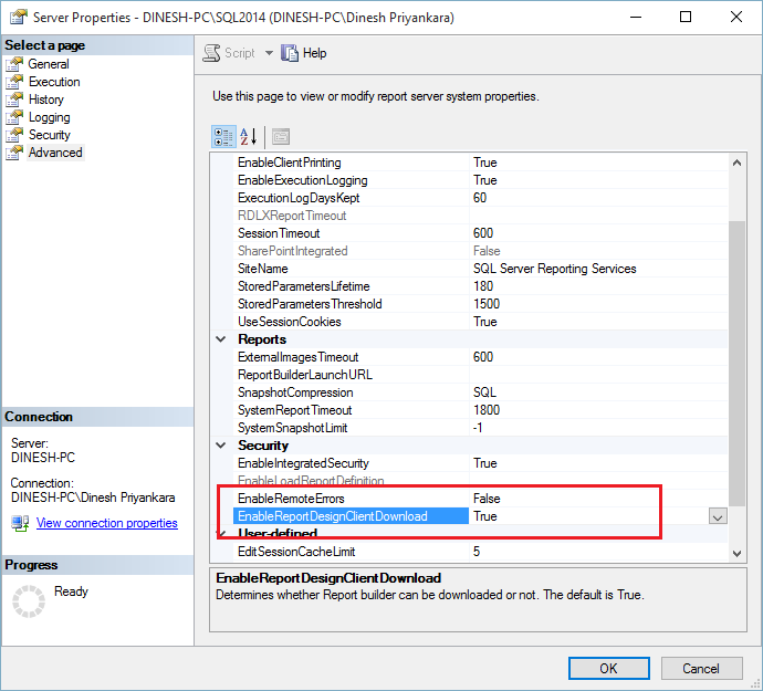 Dinesh's Blog :::: Being Compiled ::::: Disable Report Builder from ... Dinesh's Blog :::: Being Compiled ::::: Disable Report Builder from ...