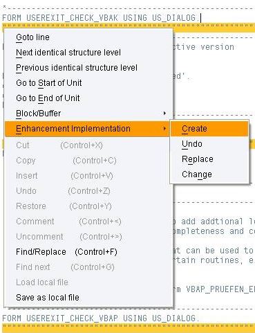 How to Implement SAP ABAP Implicit and Explicit Enhancement Options